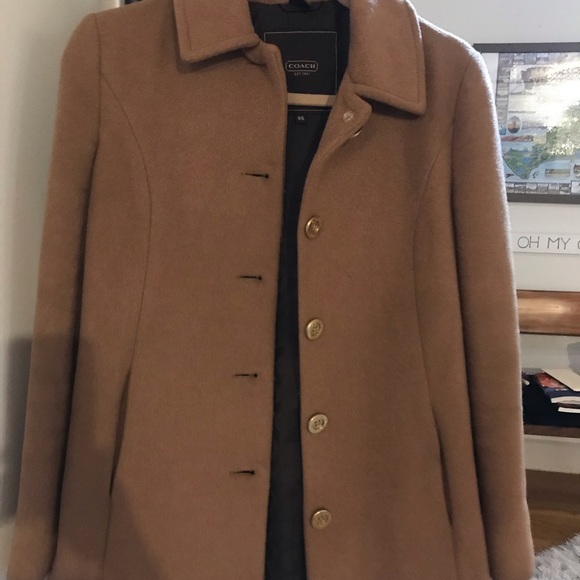 Coach | Jackets & Coats | Coach Camel Winter Coat | Poshmark